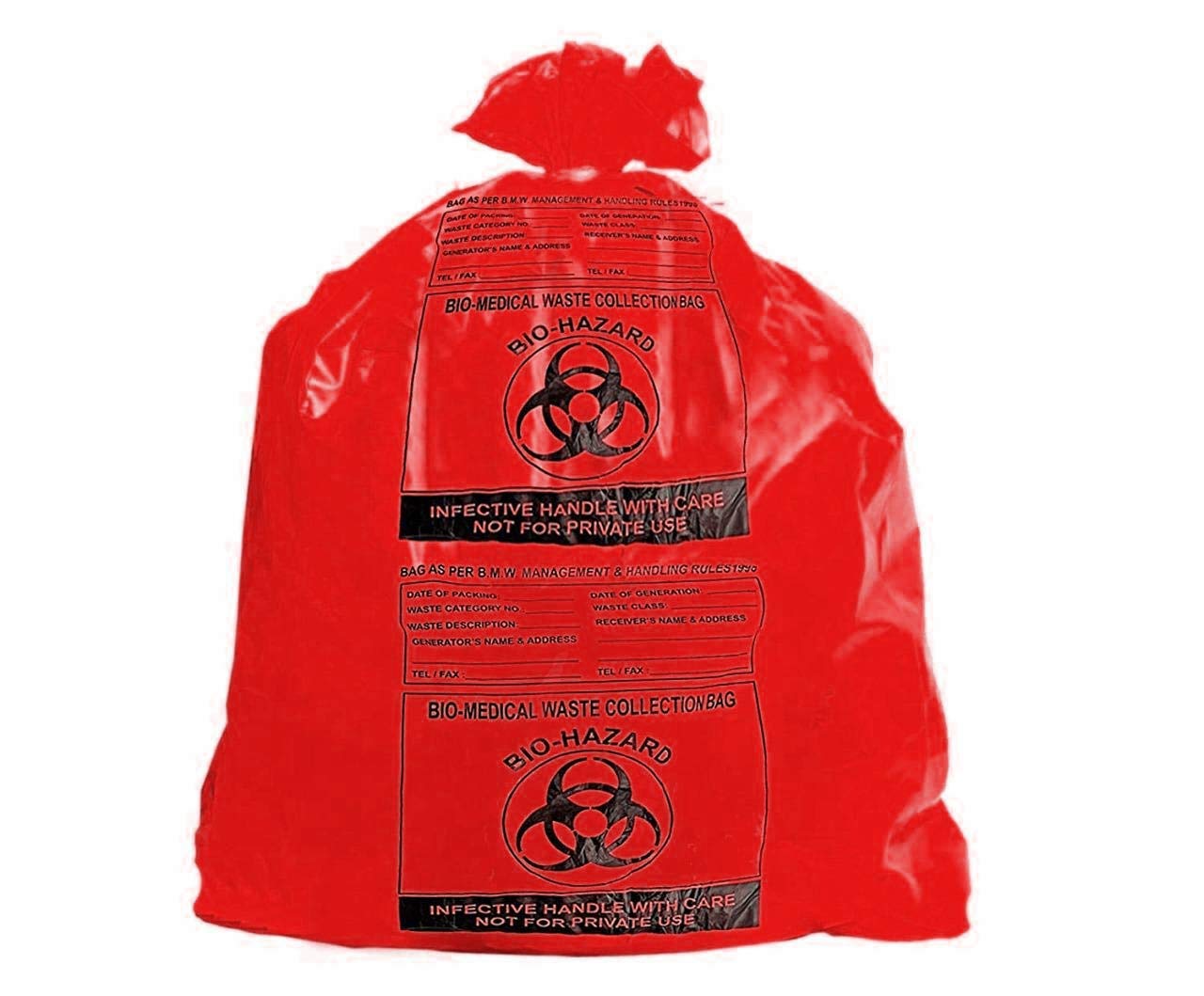 MEDICAL WASTE BAG (RED) 10 pcs – Consumable - Phakgamo Trading
